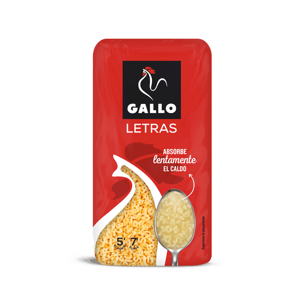 Letras | Pastas Gallo